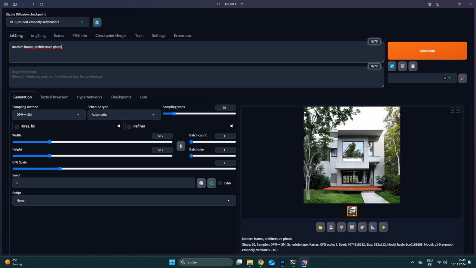 Automatic1111 auf einem Windows PC installieren (Stable Diffusion ...